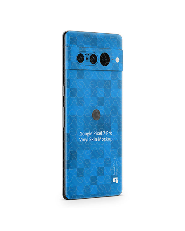 Google Pixel 7 Pro (2022) PSD Skin Mockup Template (Angled) — VecRas