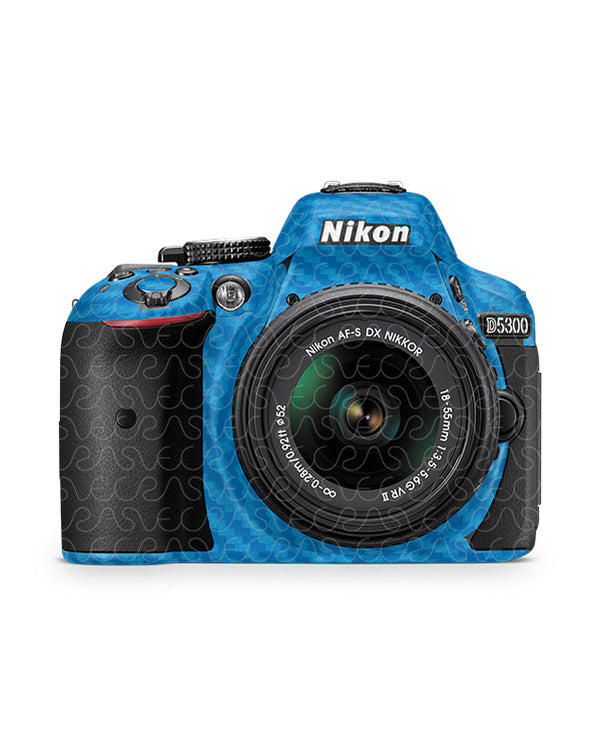 NIKON D5300 DSLR Camera (2013) Vinyl Skin Mockup PSD Template — VecRas