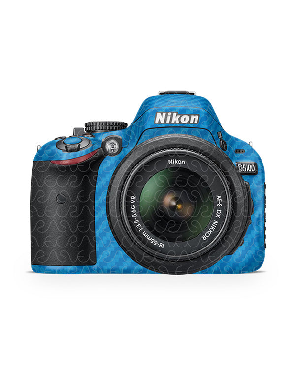 Nikon D5100 Camera (2011) Vinyl Skin Mockup PSD Template — VecRas