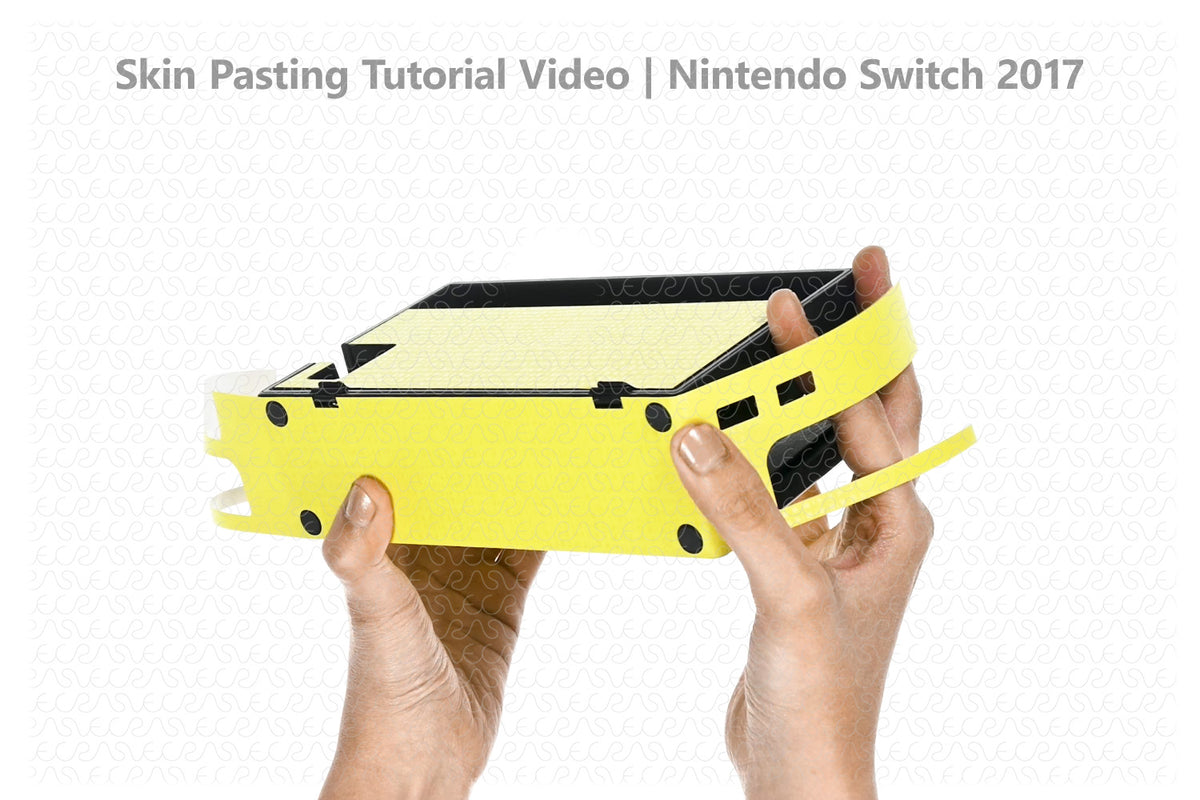 Nintendo Switch 2017 Vinyl Skin Pasting Tutorial — VecRas