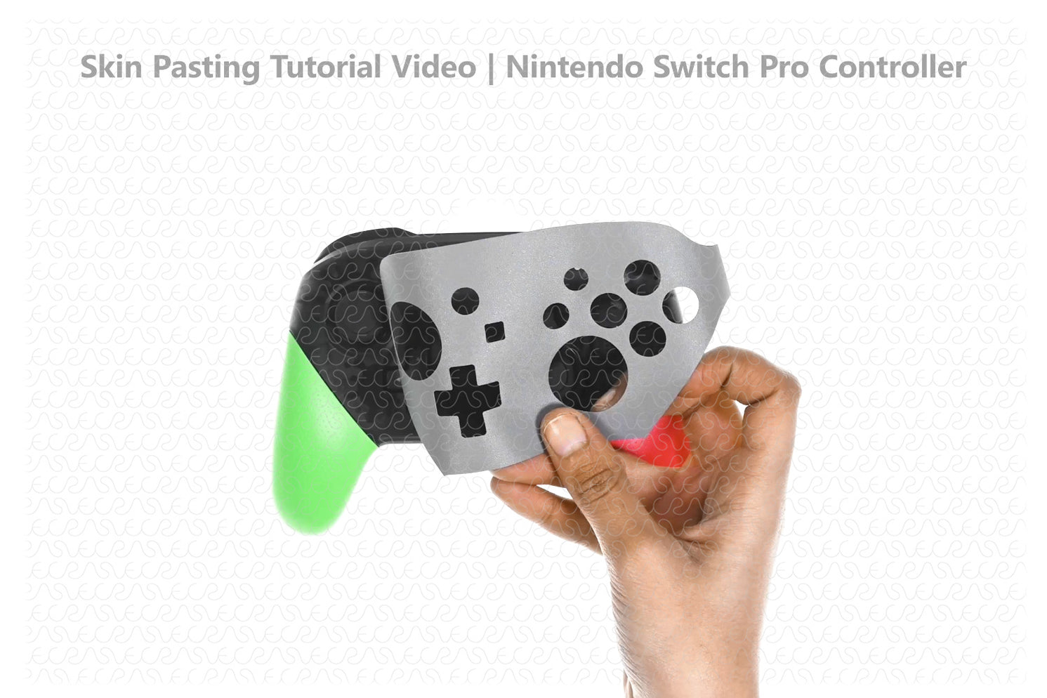 Nintendo Switch Pro Controller Vinyl Skin Pasting Tutorial — VecRas