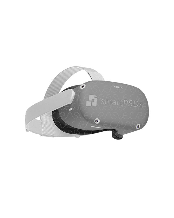 Oculus Quest 2 VR Headset (2020) Skin PSD Mockup Template — VecRas