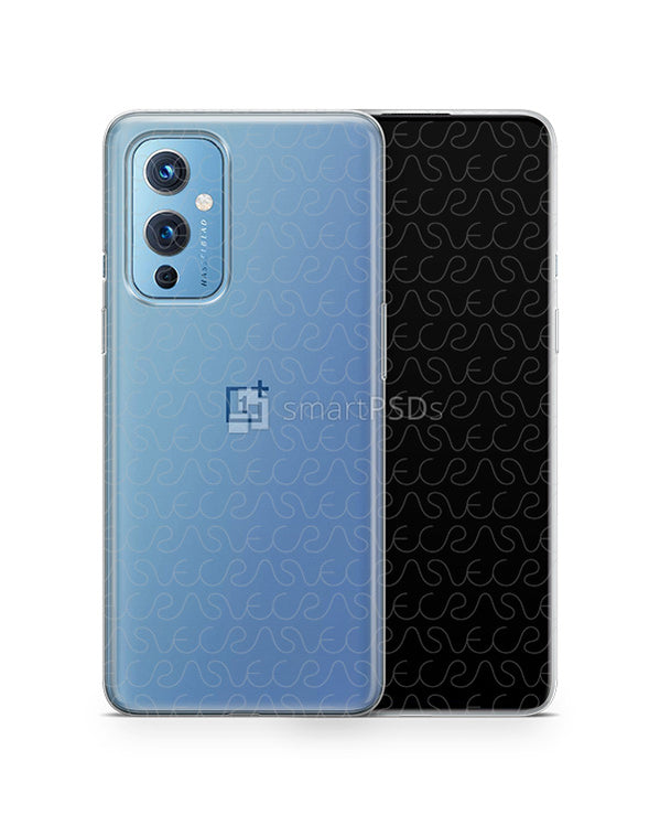 OnePlus 9 (2021) TPU Clear Case Mockup — VecRas