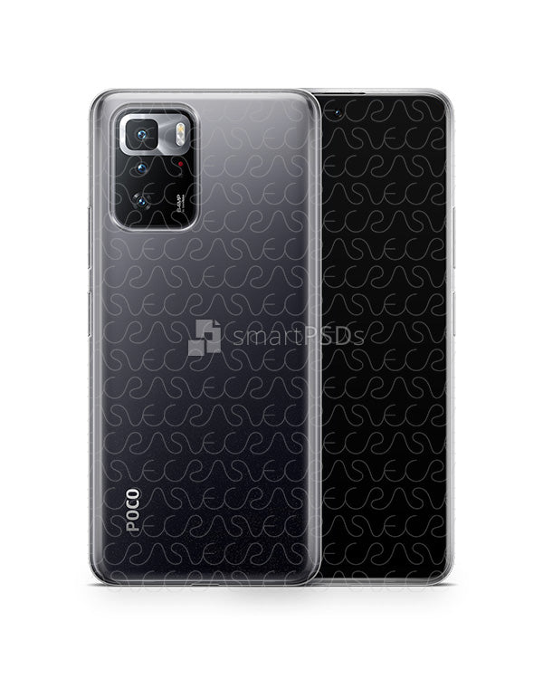 Poco X3 GT (2021) TPU Clear Case Mockup — VecRas