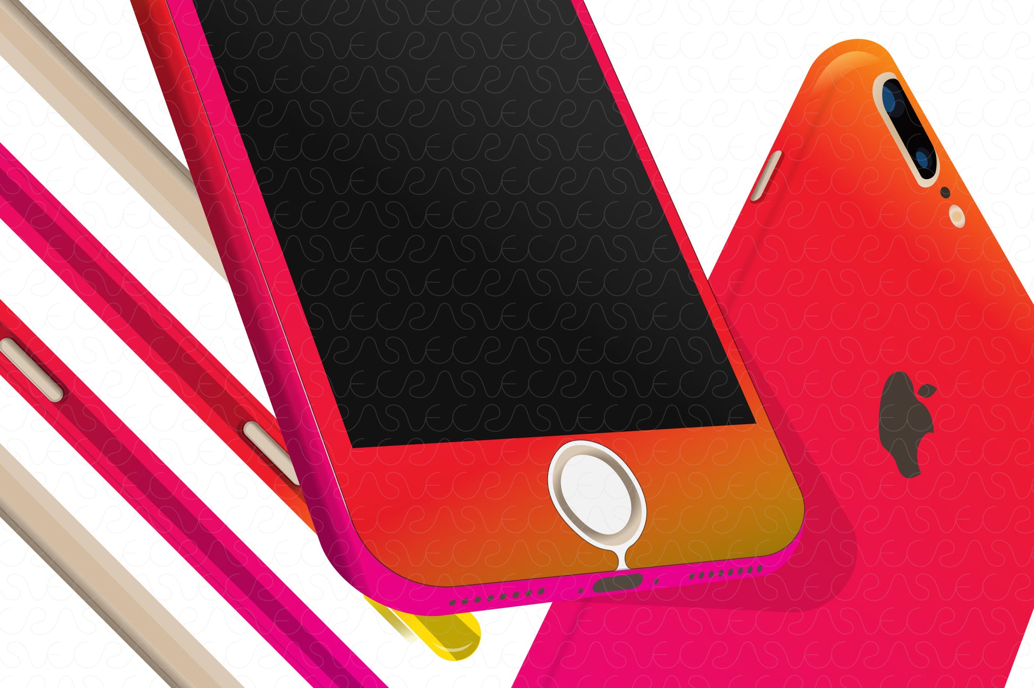 Product Feature Illustrations of Gadget Accessories — VecRas