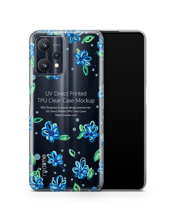 Realme 9 Pro (2022) TPU Clear Case Mockup — VecRas