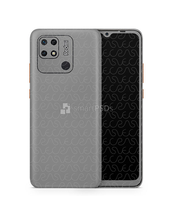 Redmi 10 Power (2022) PSD Skin Mockup Template — VecRas