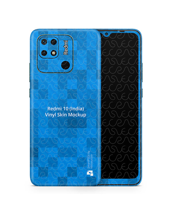 Redmi 10C-10 (India) (2022) PSD Skin Mockup Template — VecRas