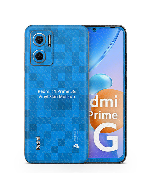 Redmi 11 Prime 5G (2022) PSD Skin Mockup Template — VecRas
