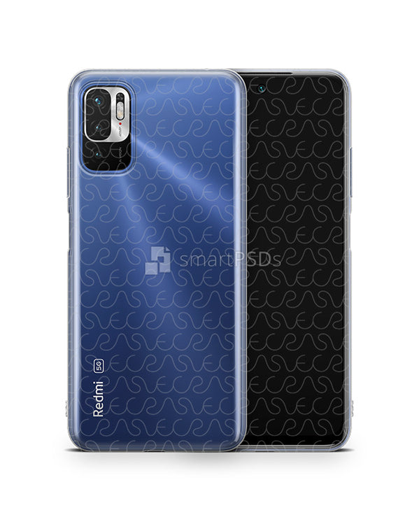 Redmi Note 10 5G (2021) TPU Clear Case Mockup — VecRas