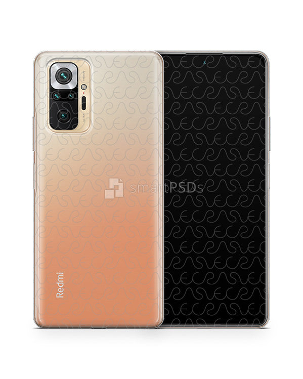 Redmi Note 10 Pro (2021) TPU Clear Case Mockup — VecRas