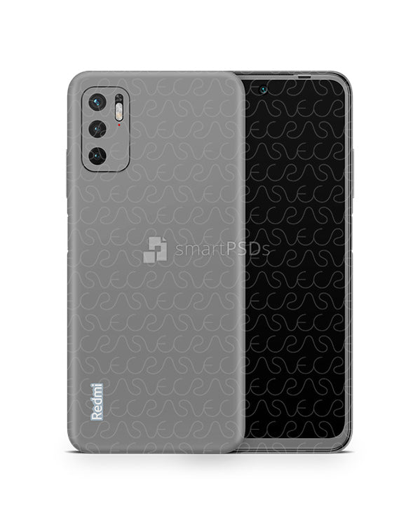 Redmi Note 10T 5G (2021) PSD Skin Mockup Template — VecRas
