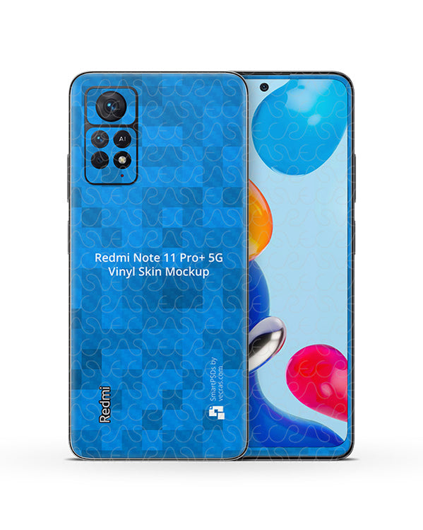 Redmi Note 11 Pro+ 5G (2022) PSD Skin Mockup Template — VecRas