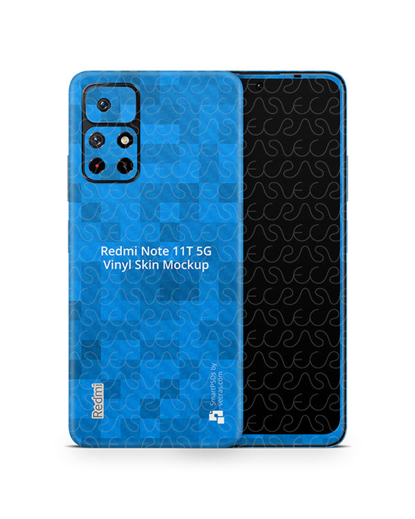 Redmi Note 11T 5G (2021) PSD Skin Mockup Template — VecRas