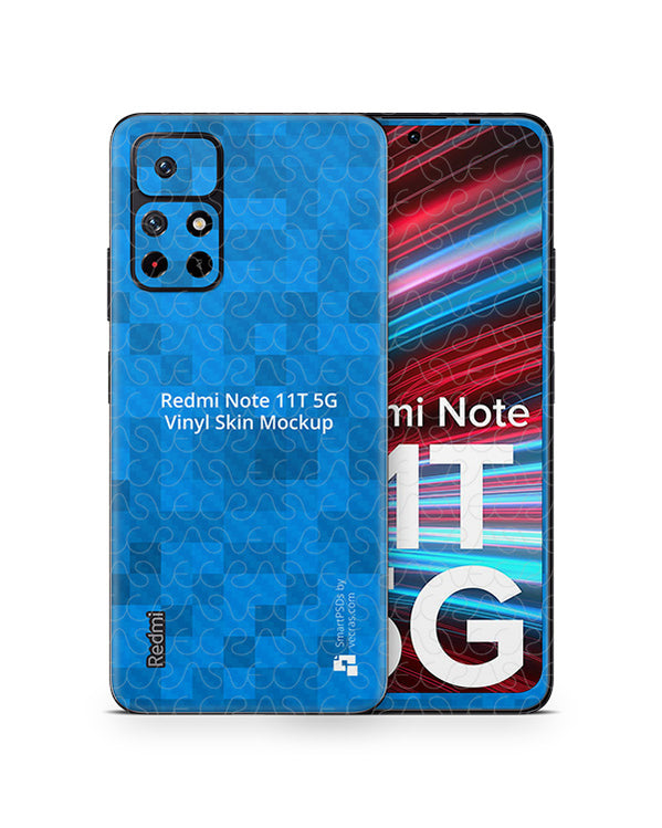 Redmi Note 11T 5G (2021) PSD Skin Mockup Template — VecRas