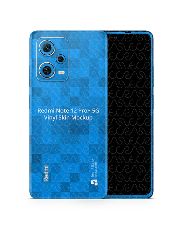 Redmi Note 12 Pro+ 5G (2023) PSD Skin Mockup Template — VecRas