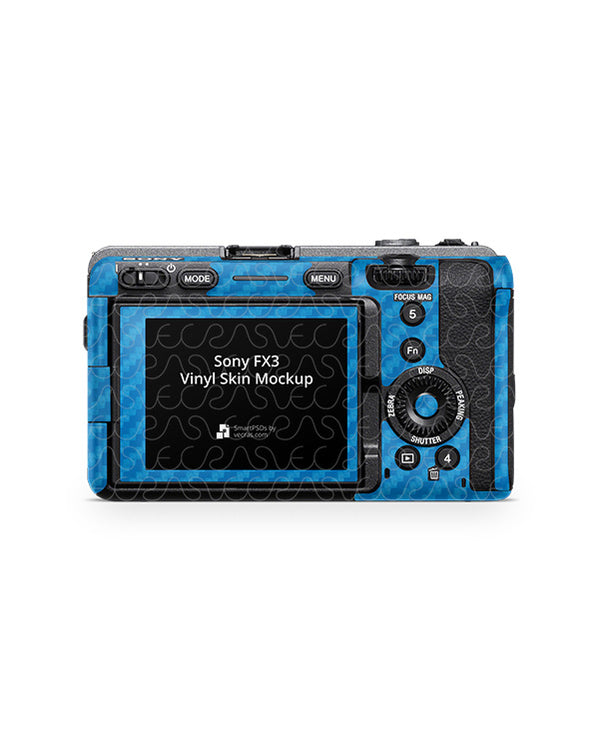 Sony FX3 Camera (2021) Skin PSD Mockup Template — VecRas