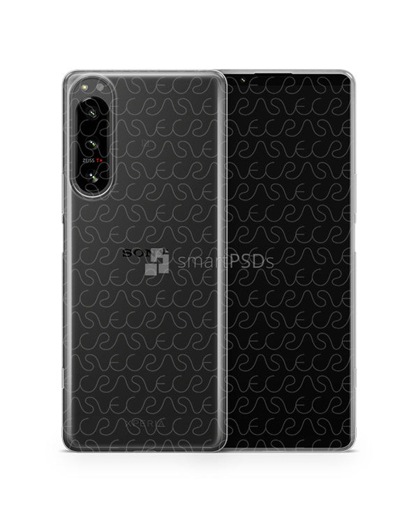 Sony Xperia 5 IV (2022) TPU Clear Case Mockup — VecRas