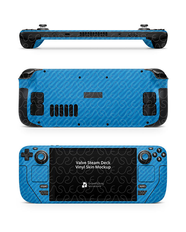 Steam Deck Console 2022 Skin PSD Mockup Template — VecRas