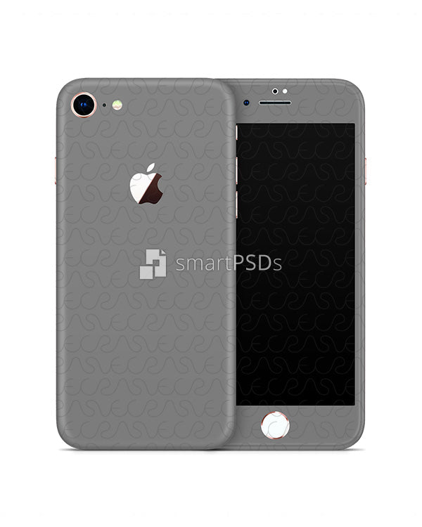 Apple iPhone 8 Vinyl Skin Design Mockup 2017 — VecRas