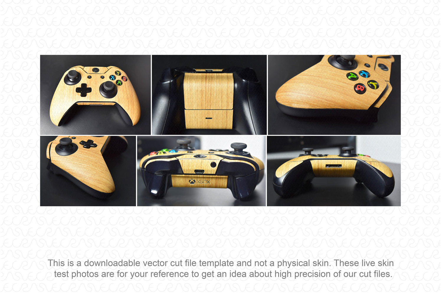 Vinyl Ready Vector Cut File Templates for Xbox Gaming Skins in Ai, PLT ...