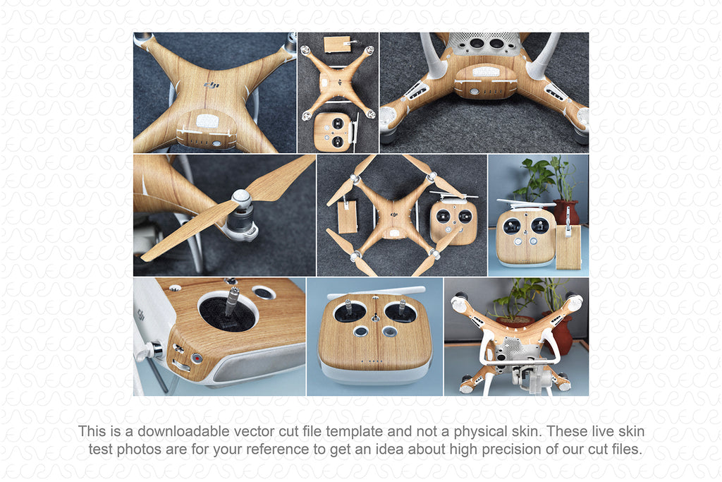 Cut Ready Vector Cut File Templates for DJI / Drone Skins in Ai, PLT ...