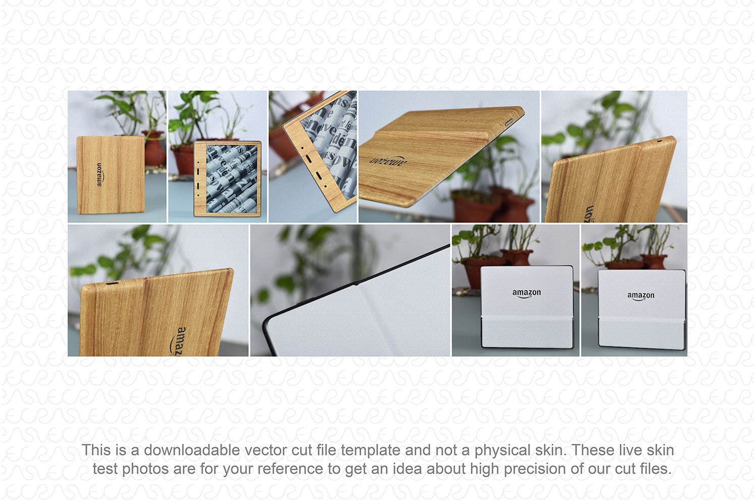 Vinyl Ready Vector Cut File Templates for Amazon Kindle Skins in Ai ...