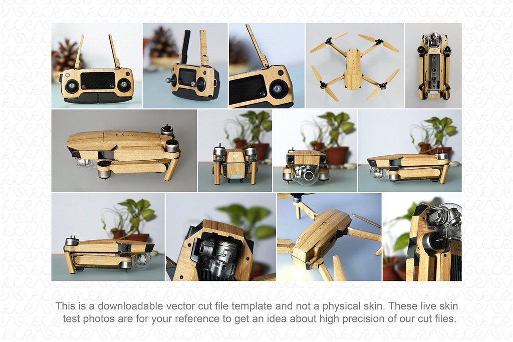 Cut Ready Vector Cut File Templates for DJI / Drone Skins in Ai, PLT ...