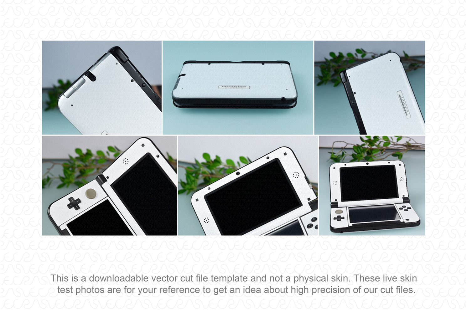 Nintendo 3ds XL Skin CutFile Vector Template Full Wrap SVG — VecRas