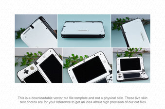 Nintendo 3ds XL Skin CutFile Vector Template Full Wrap SVG — VecRas