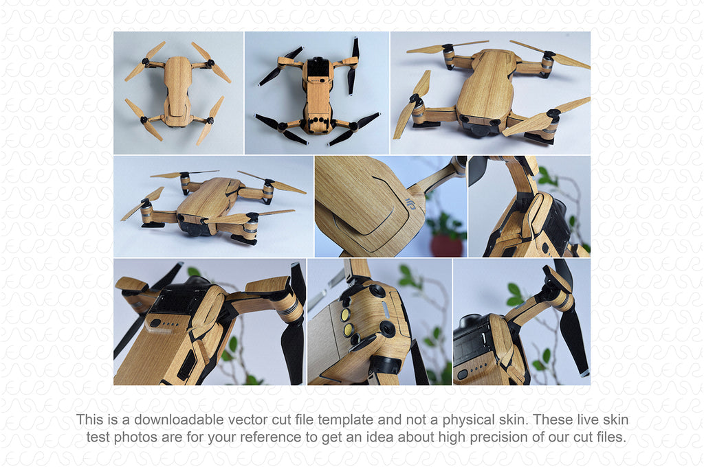Cut Ready Vector Cut File Templates for DJI / Drone Skins in Ai, PLT ...