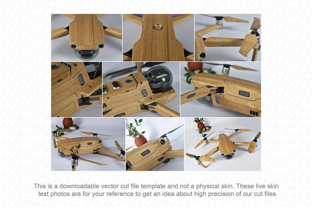 Cut Ready Vector Cut File Templates for DJI / Drone Skins in Ai, PLT ...