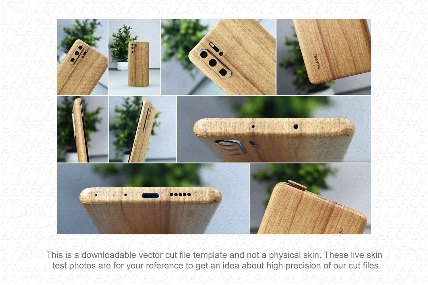 Huawei P30 Pro 2019 Skin Template Vector — VecRas