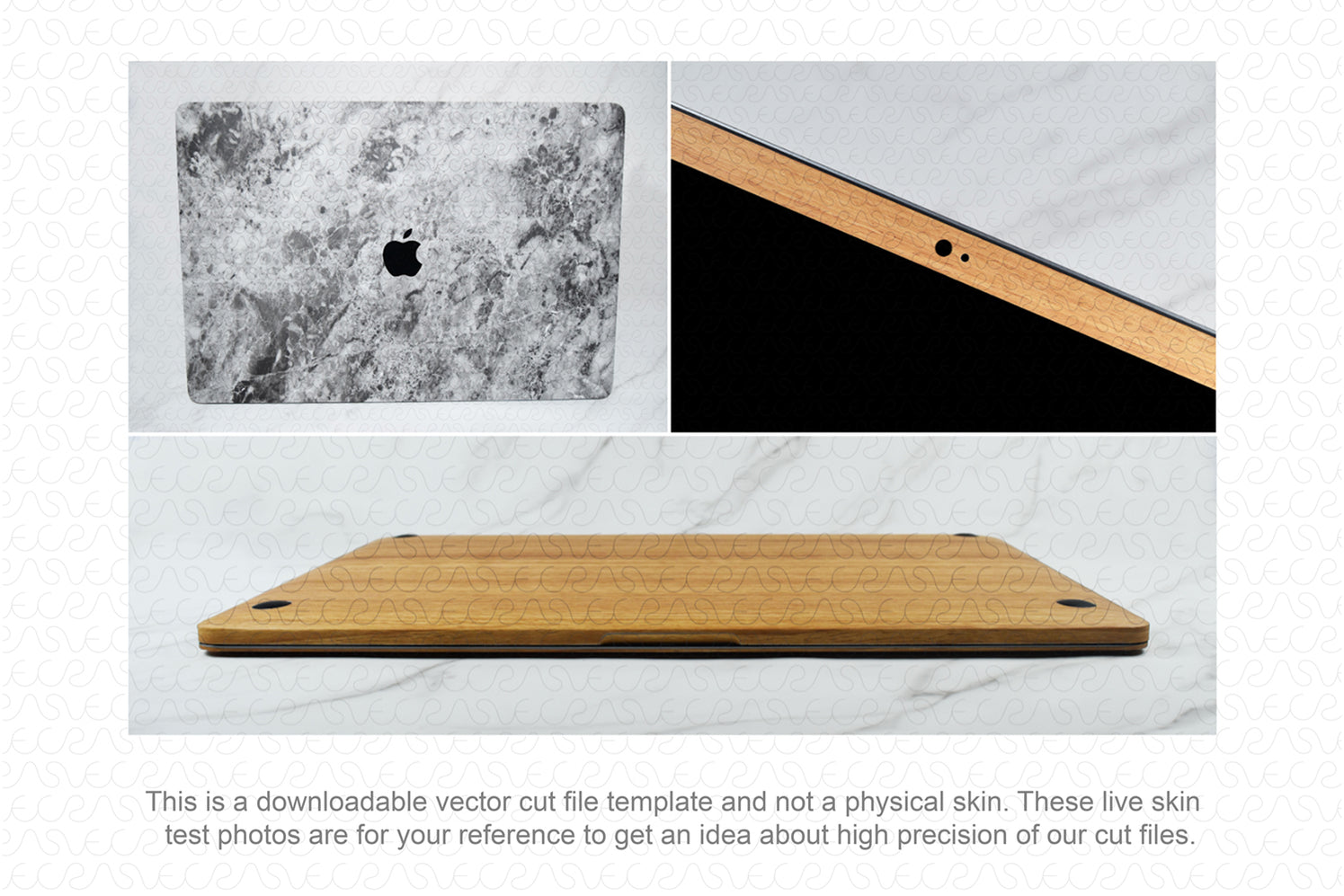 Vinyl Ready Vector Cut File Templates for MacBook Skins in Ai, PLT, EPS ...