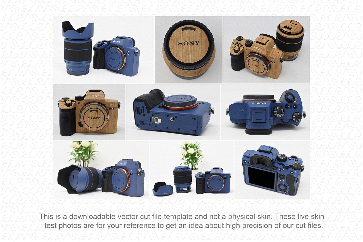 Sony Alpha A7 III Mirrorless Digital Camera (2018) Skin CutFile Vector ...