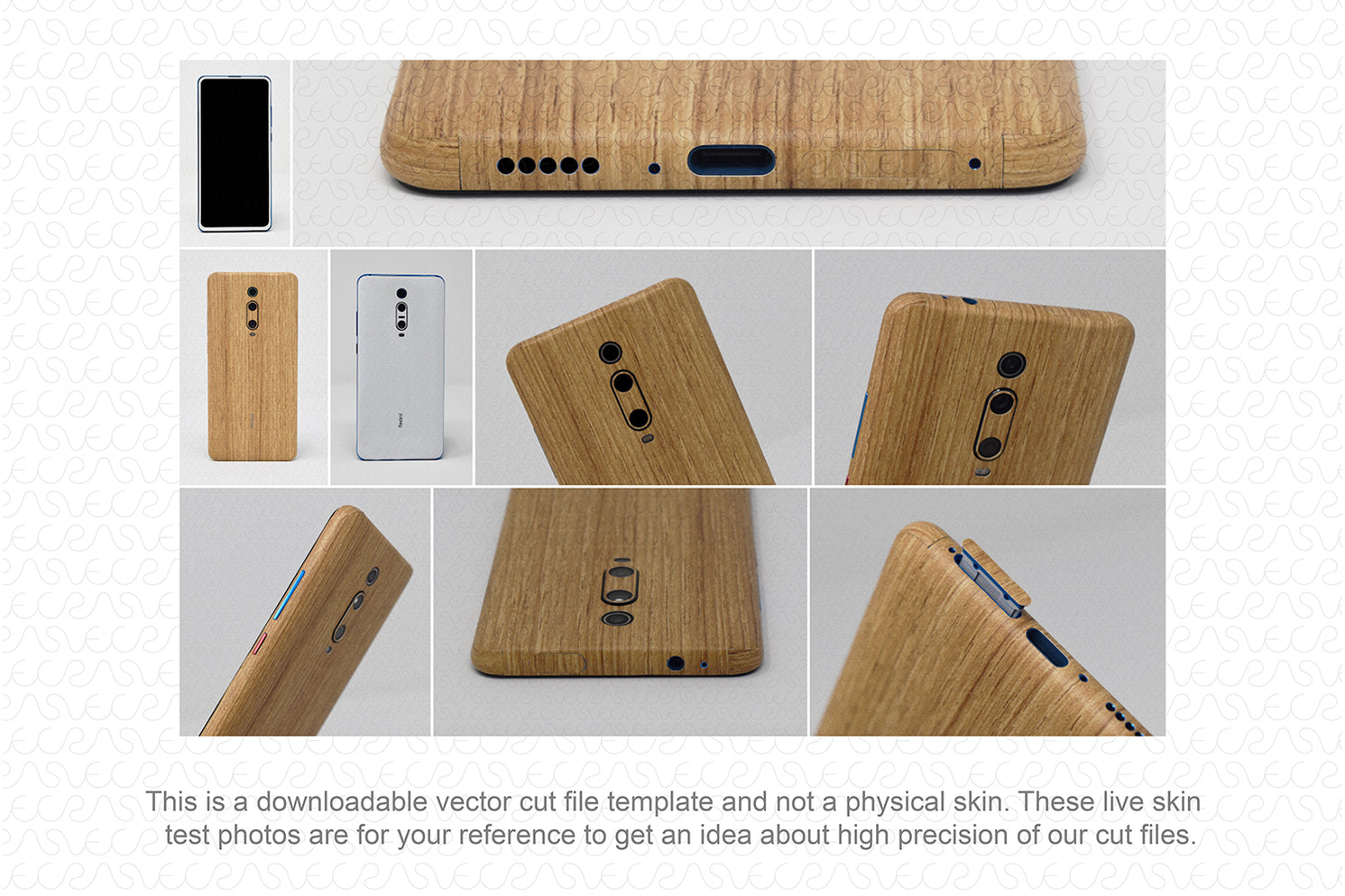 Xiaomi K20 Pro (2019) Skin Template Vector — VecRas