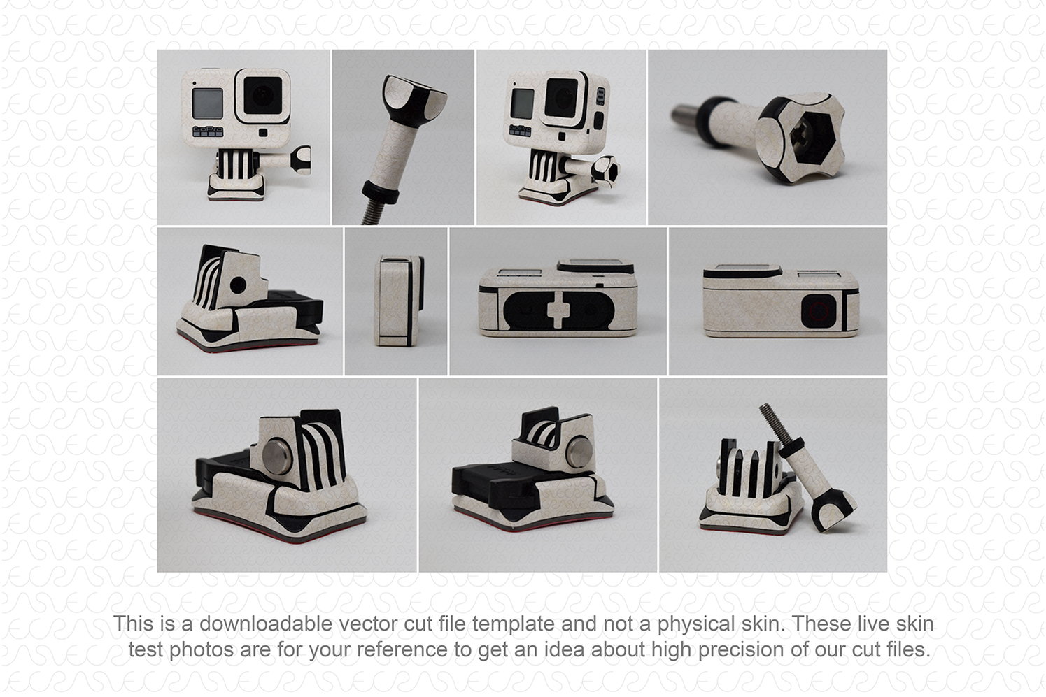 Vinyl Ready Vector Cut File Templates for Action Camera / GoPro Skins ...