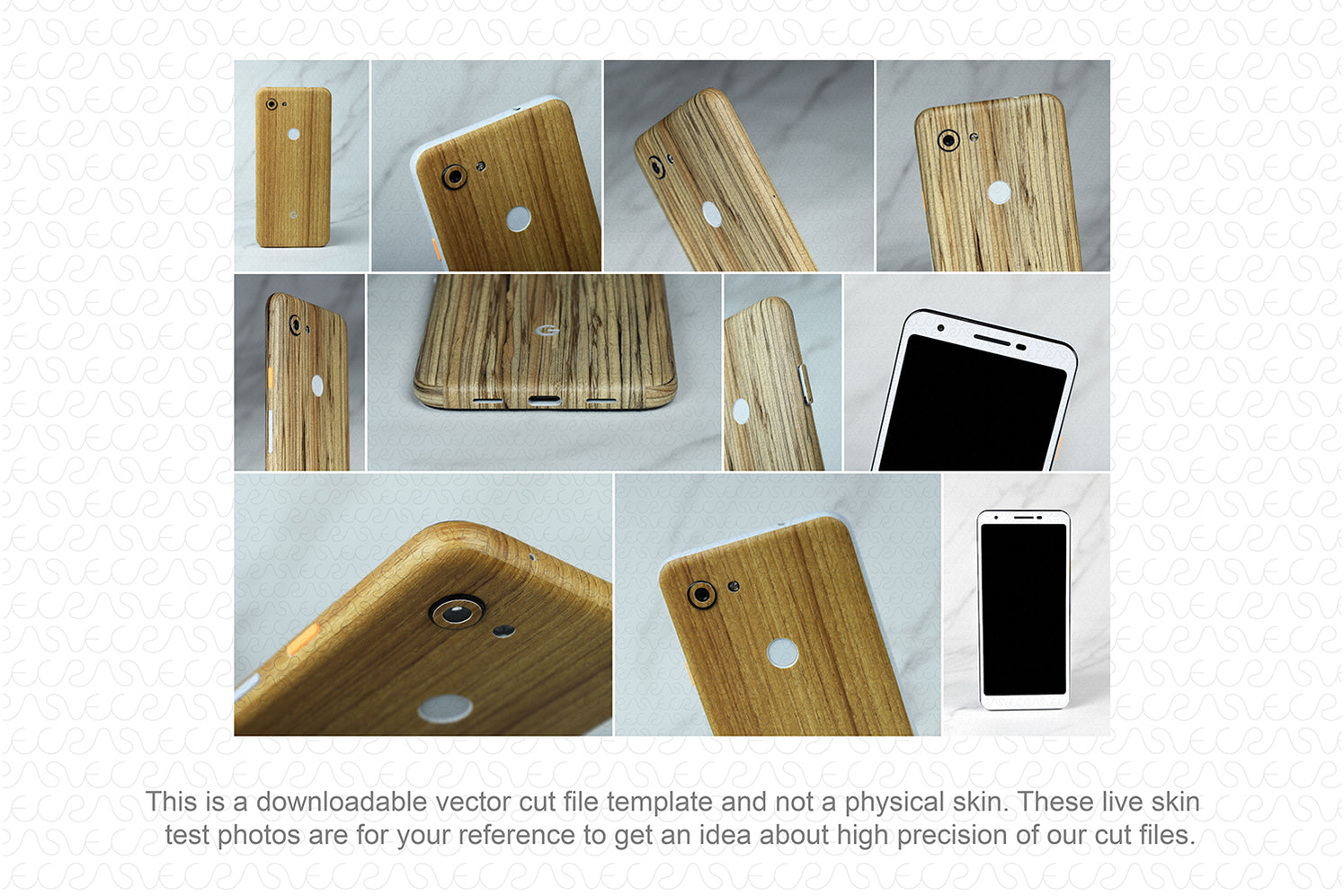 Vinyl Vector Cut File Templates for Google Pixel Skins in Ai, PLT, EPS ...