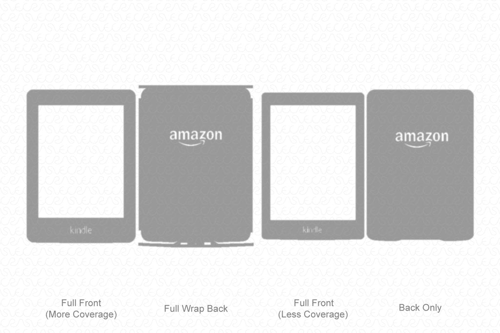 Vinyl Ready Vector Cut File Templates for Amazon Kindle Skins in Ai ...