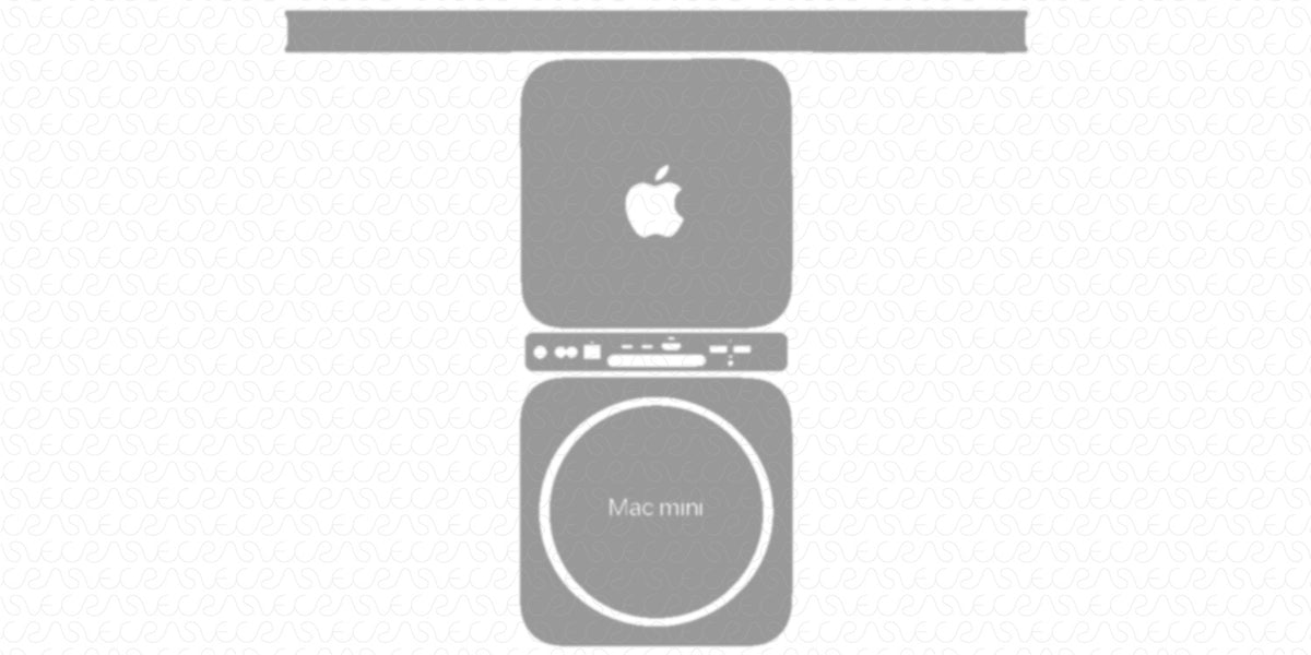 Mac Mini M1 Skin CutFile Vector Template Full Wrap SVG — VecRas
