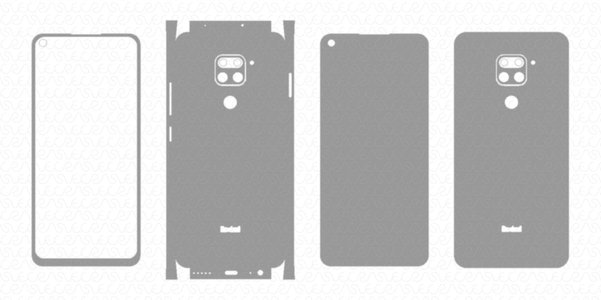 Redmi Note 9 Skin Template Vector 2020 — VecRas