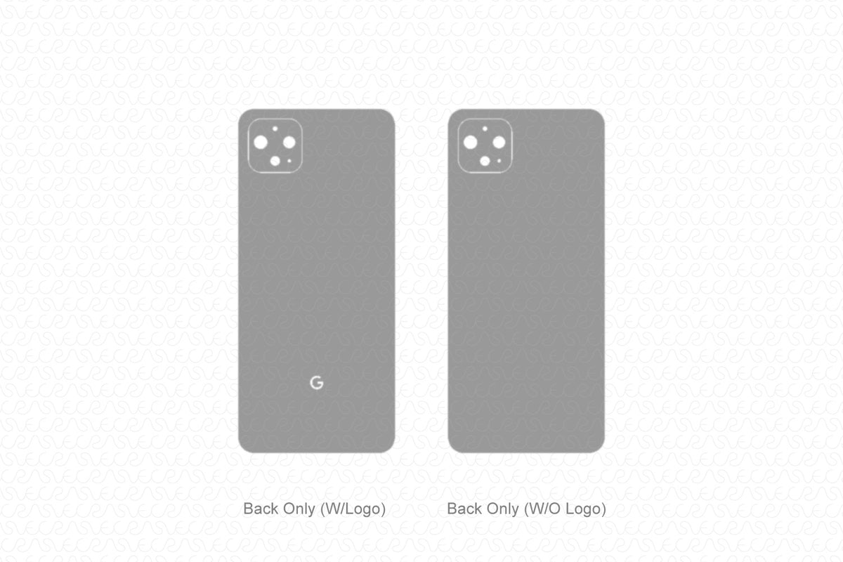 Pixel 4 (2019) Skin Template Vector — VecRas