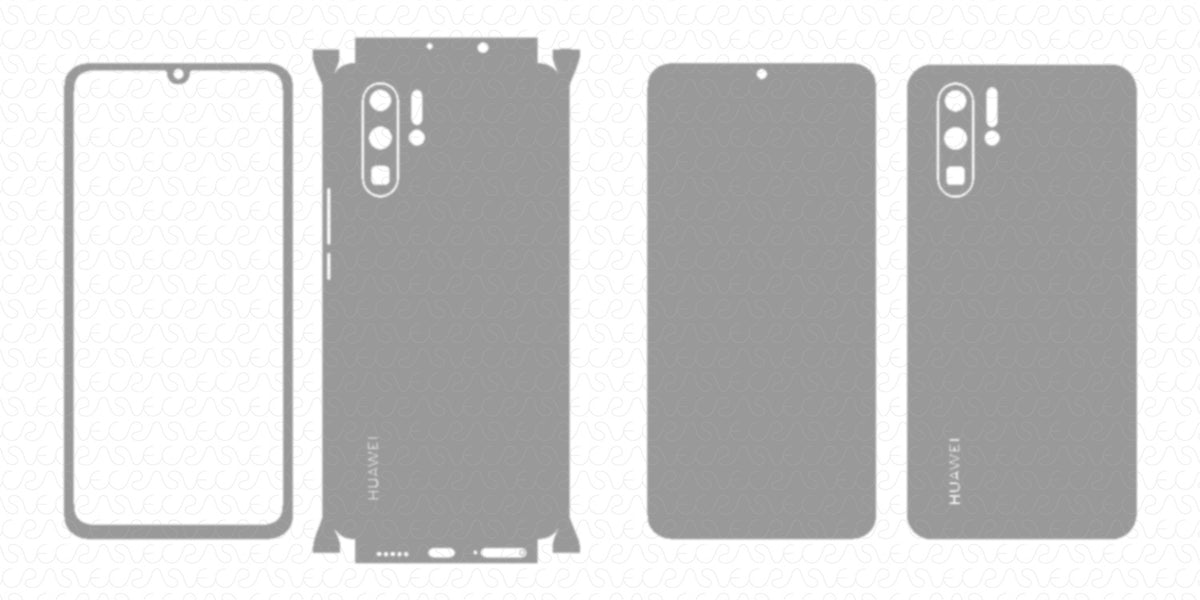Huawei P30 Pro 2019 Skin Template Vector — VecRas