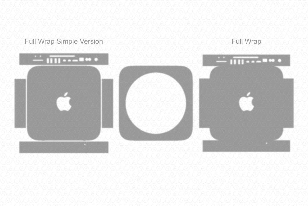 Vinyl Ready Vector Cut File Templates for Apple iMac / Mac Mini Skins ...