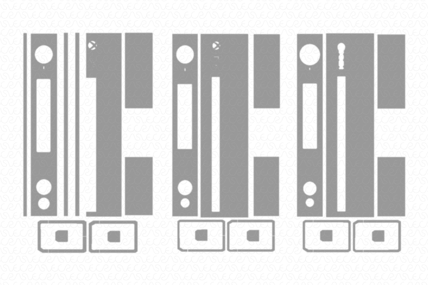 Vinyl Ready Vector Cut File Templates for Xbox Gaming Skins in Ai, PLT ...