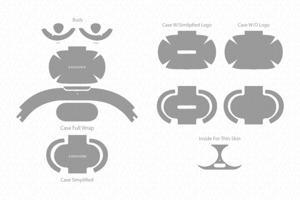 Vinyl Ready Vector Cut File Templates for AirPods / Earbuds Skins in Ai ...