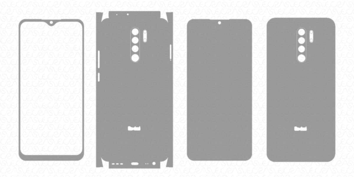 Redmi 9 Prime Skin Template Vector 2020 — VecRas