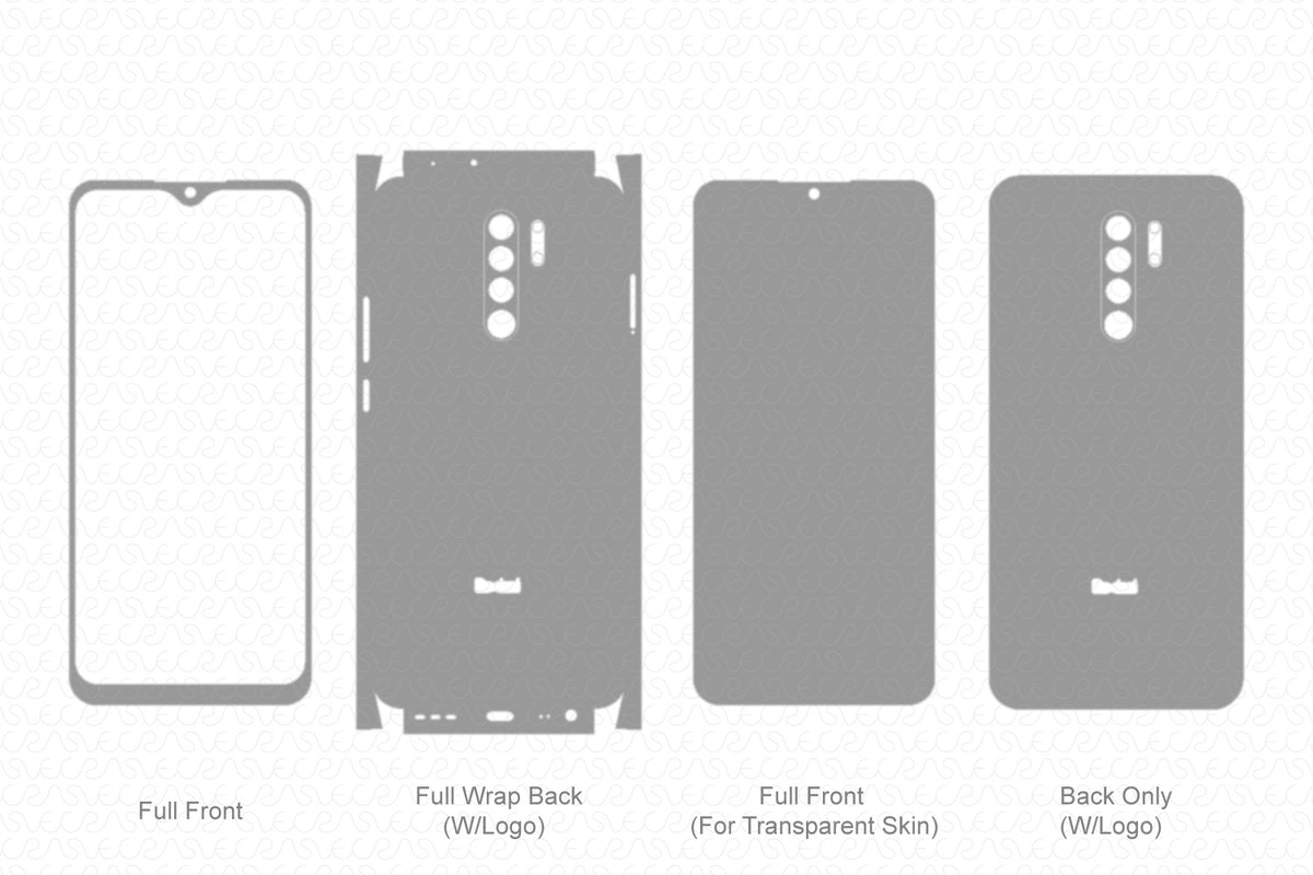 Redmi 9 Prime Skin Template Vector 2020 — VecRas