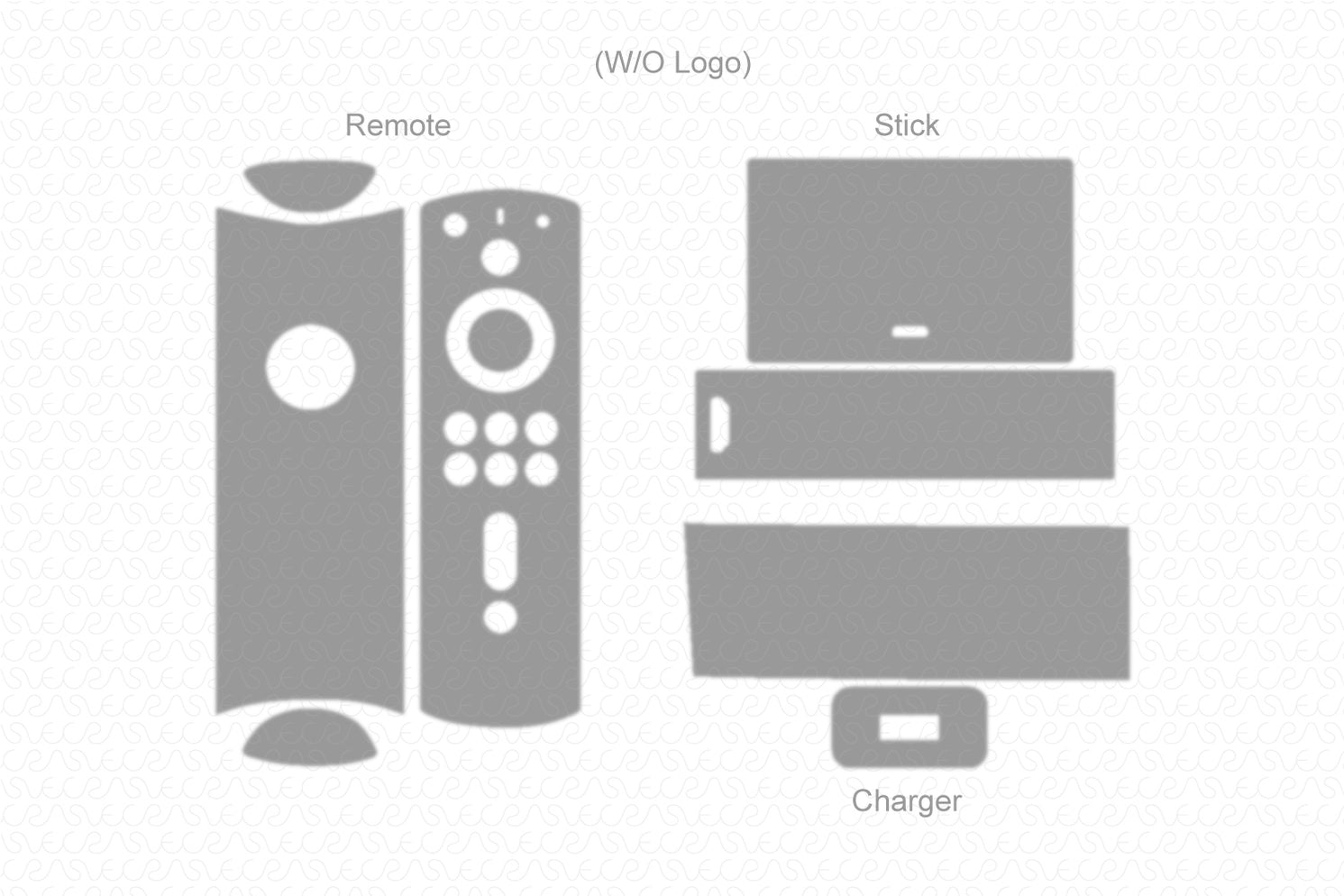 Amazon Fire TV Stick 4K (2019) with Voice Remote & Power Adaptor Skin ...