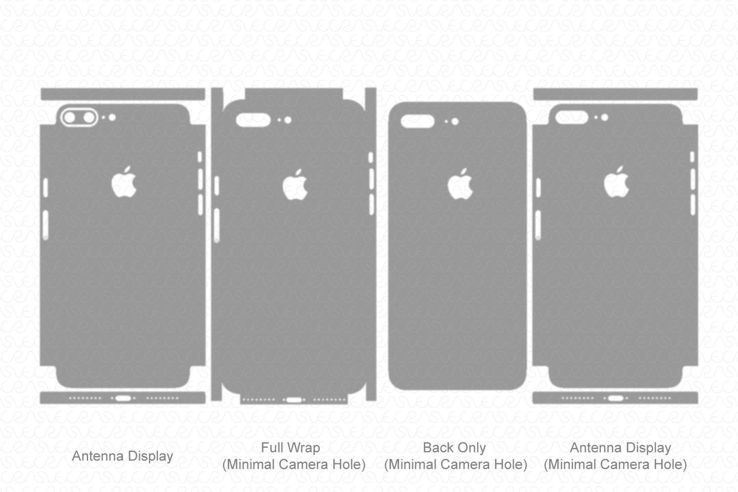 iPhone 7 Plus (2016) Skin Template Vector — VecRas